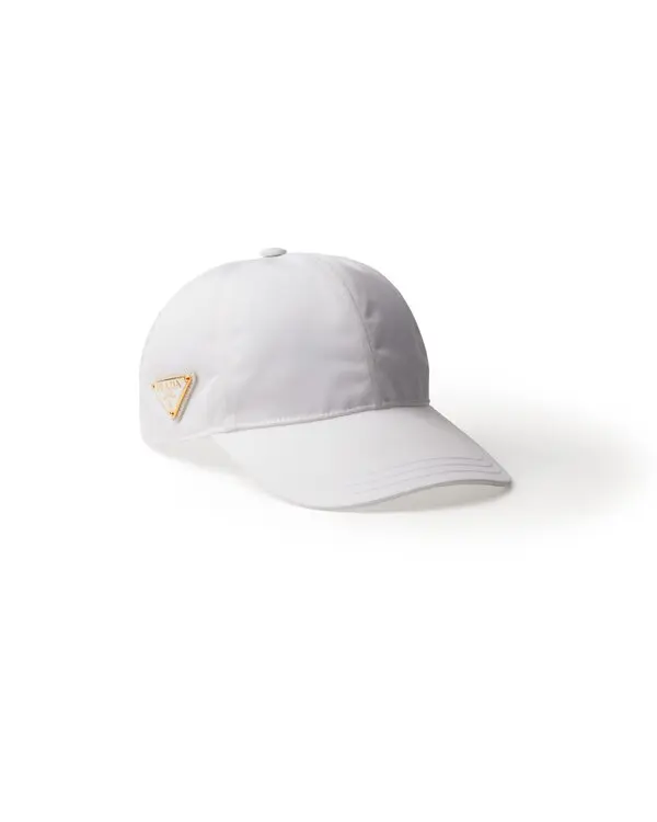Prada Re-nylon Baseball Cap - White