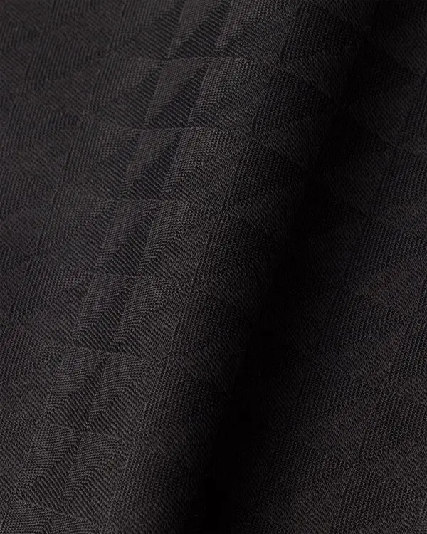 Prada Wool And Silk Scarf - Black