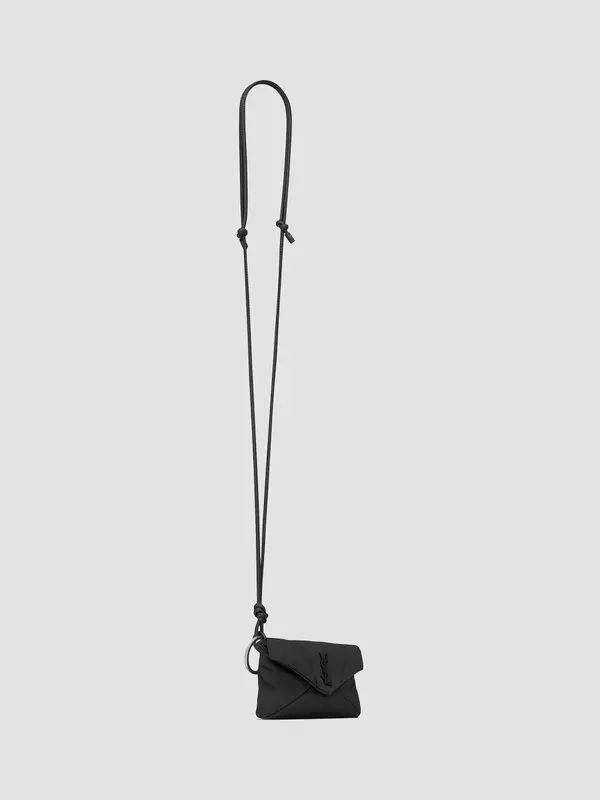 Saint Laurent Cassandre Mini Envelope Bag In Nylon