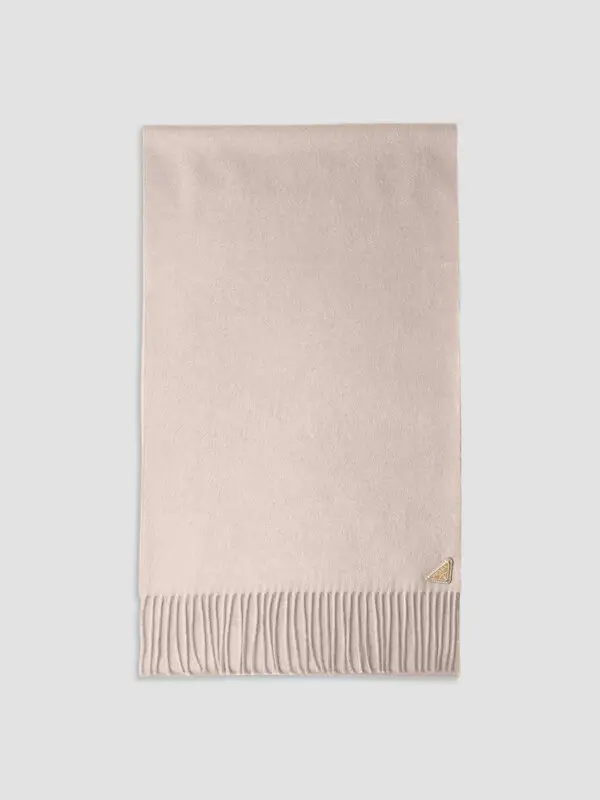Prada Silk And Cashmere Scarf - Pink