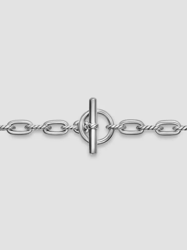 David Yurman Dy Madison Toggle Chain Bracelet In Sterling 5.5mm