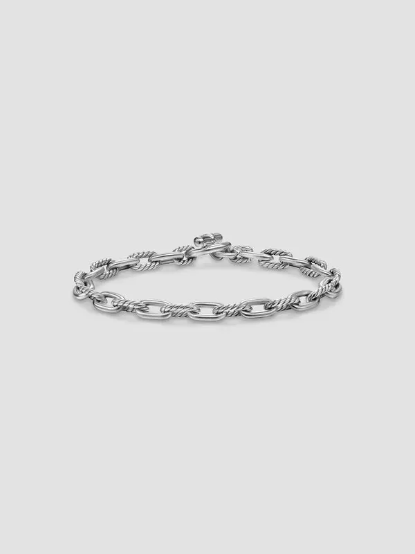 David Yurman Dy Madison Toggle Chain Bracelet In Sterling 5.5mm