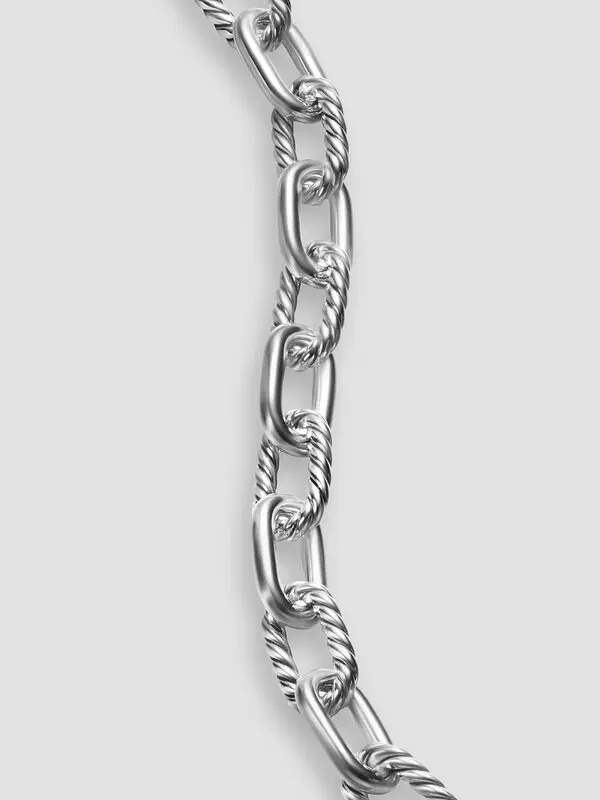 David Yurman Dy Madison Toggle Chain Bracelet In Sterling 8.5mm