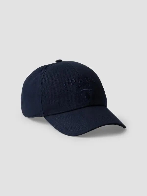 Prada Drill Baseball Cap - Blue