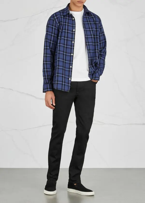 Nudie Jeans Lean Dean Slim-leg Jeans - Black