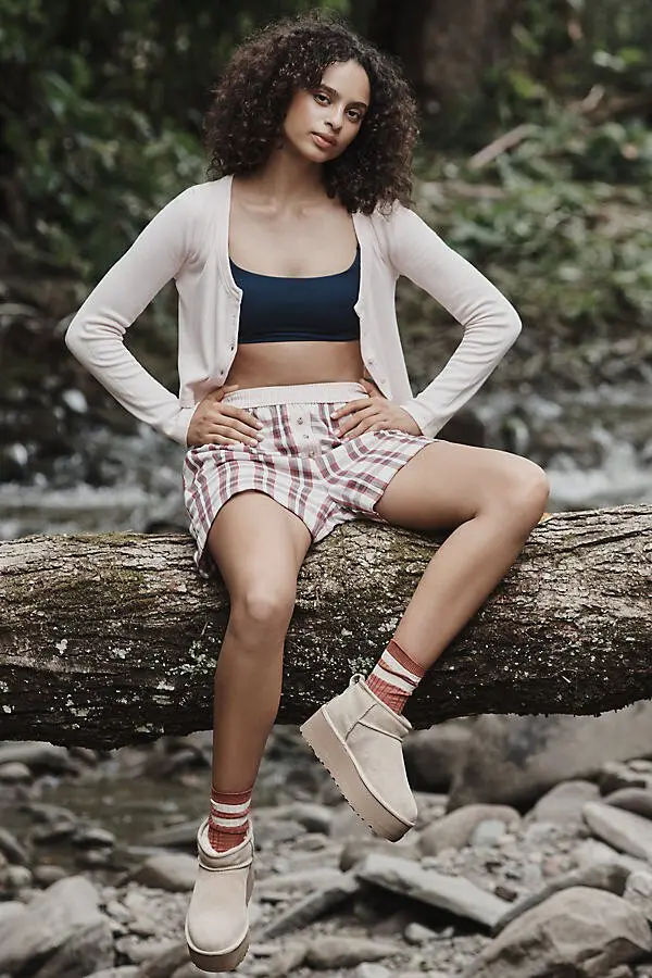 LYREBIRD The Wren Flannel Boxer Shorts