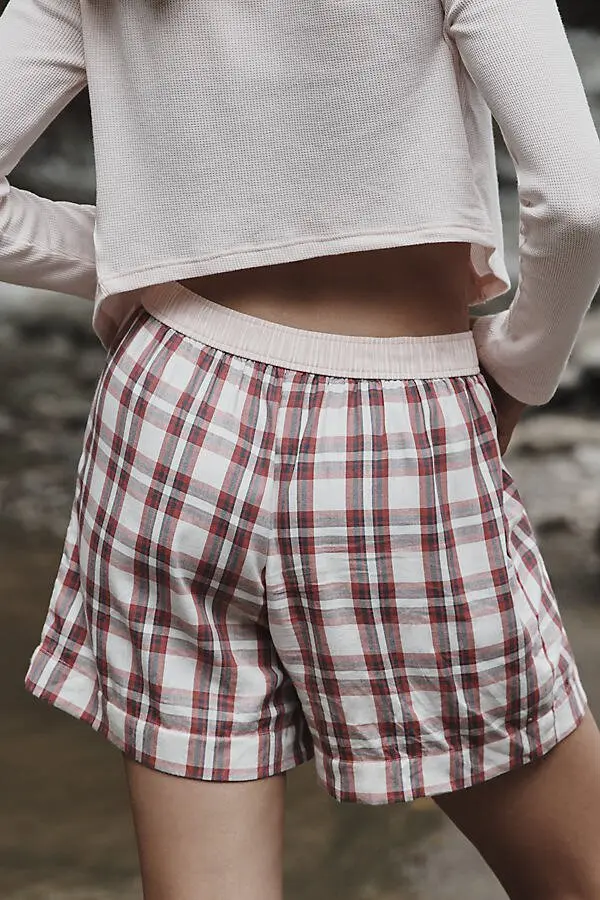 LYREBIRD The Wren Flannel Boxer Shorts