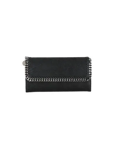 Stella McCartney Wallet Textile Fibers - Black