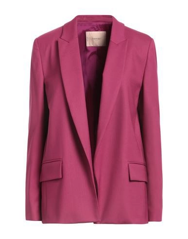 TWINSET Flannel Blazer - Fuchsia