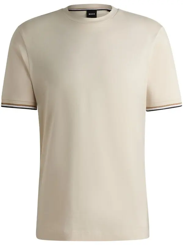 BOSS Cotton T-shirt - Neutrals