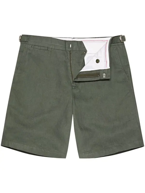 Orlebar Brown Buckle-strap Linen Shorts