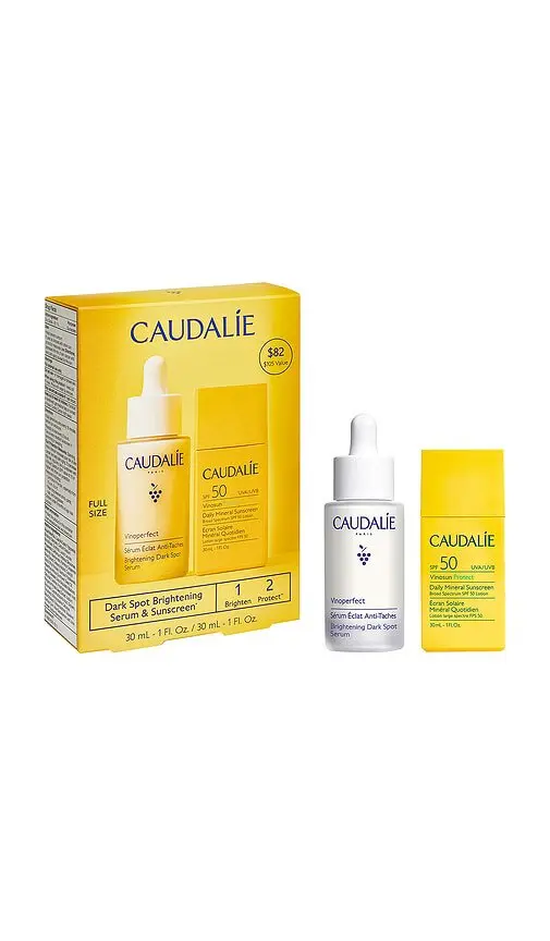 CAUDALIE Vinoperfect Dark Spot Brightening Serum & Sunscreen Spf 50 Set - N,a