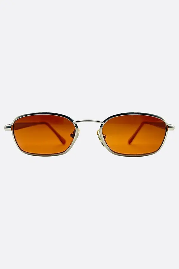 GIANT VINTAGE SUNGLASSES Giant Vintage Left Lane Slim Square Sunglasses - Silver