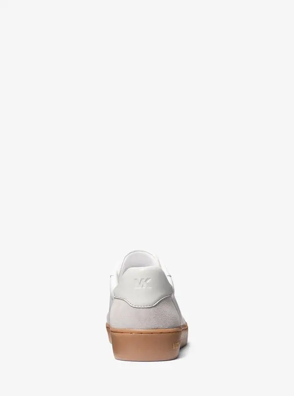 Michael Kors Scotty Leather Sneakers - Grey