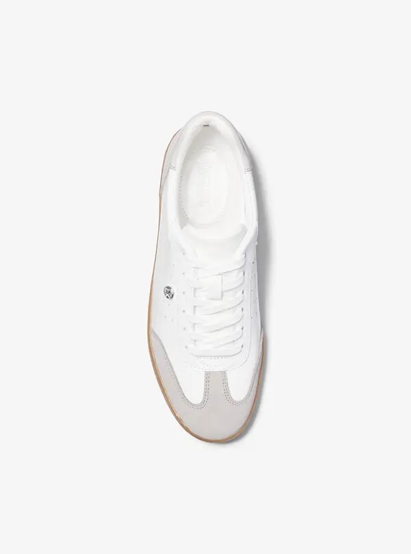 Michael Kors Scotty Leather Sneakers - Grey