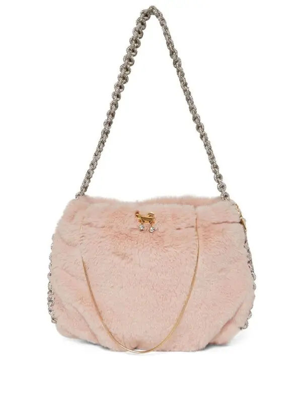 Rosantica Fatale Fluffy Shoulder Bag