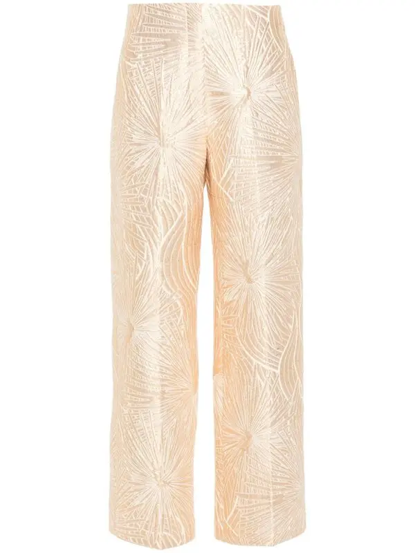 FORTE_FORTE Patterned Trousers