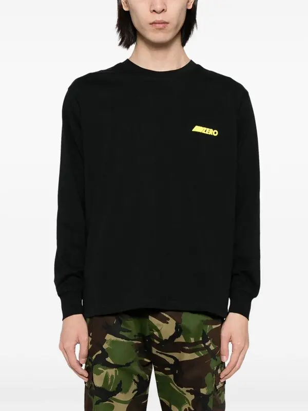 GROUND ZERO Logo-print Cotton T-shirt
