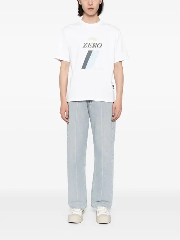 GROUND ZERO Logo-print Cotton T-shirt