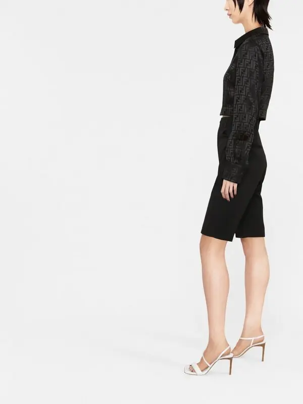 Fendi Ff Pattern Silk Shirt