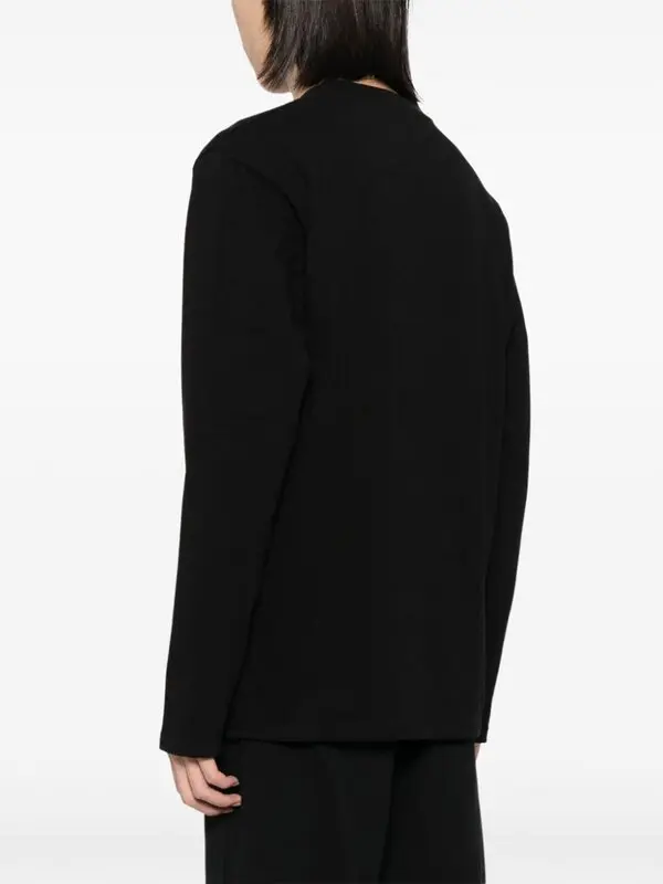 AGNES B. Embroidered-logo Cotton T-shirt
