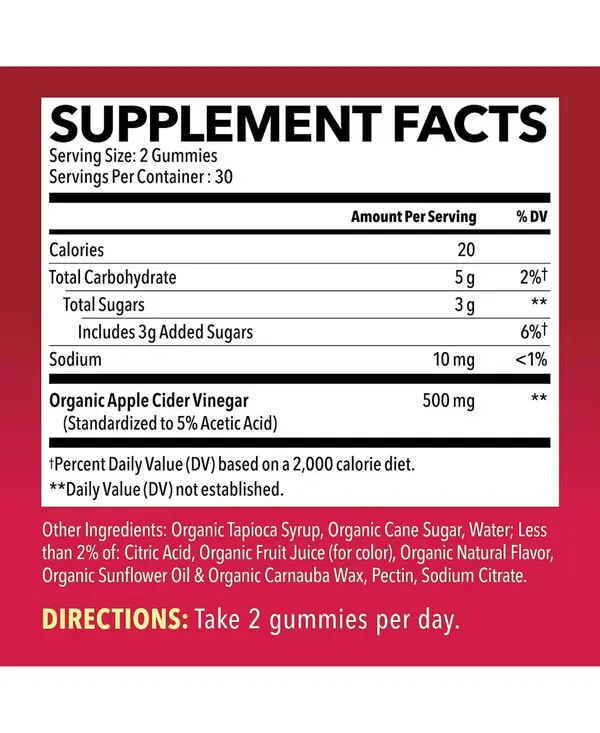 HAVASU NUTRITION Apple Cider Vinegar Gummies