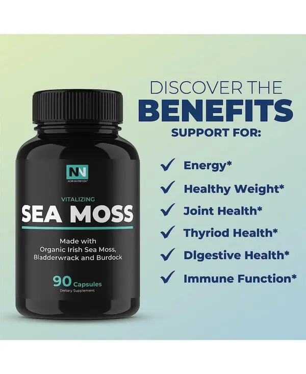 NOBI NUTRITION Premium Sea Moss Capsules