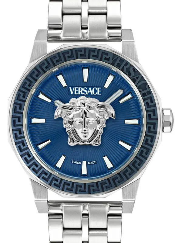 Versace Medusa Deco 43mm Watch - Blue