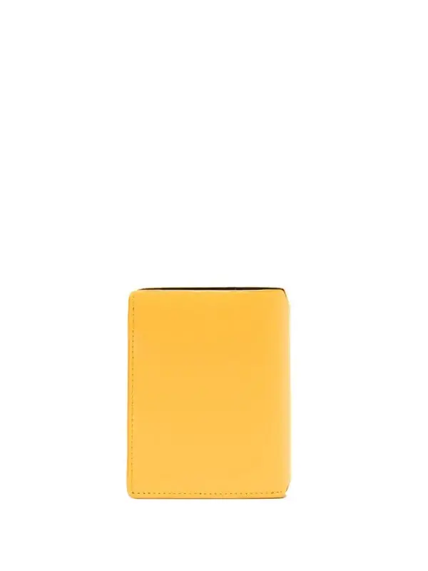 AGNÈS B. Leather Card Case - Yellow