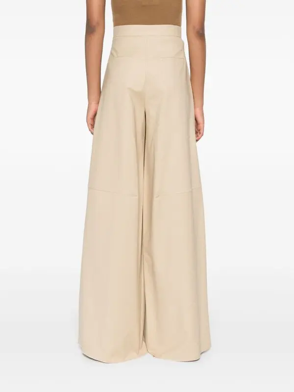 Max Mara Avoriaz Wide Leg Trousers - Neutrals