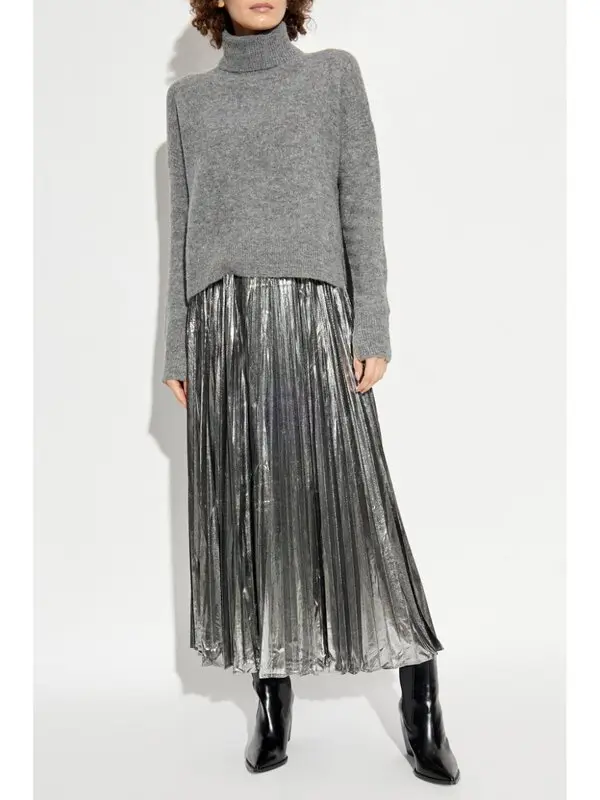 all saints spark pleated dress AllSaints Women's Dresses Spark Dress Black XS at Amazon Women's Clothing  store