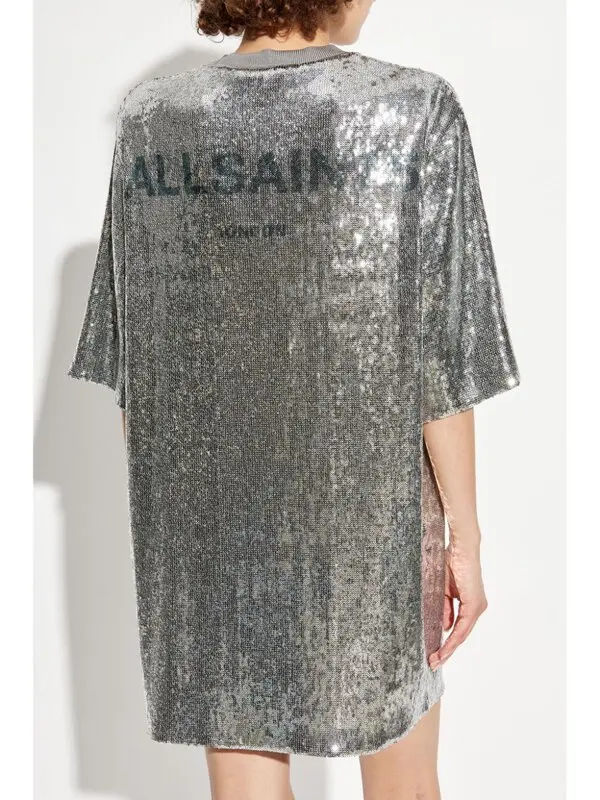 allsaints silver dress Buy AllSaints Grey Alexia Dress from Next USA