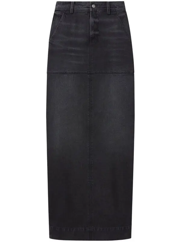 A.L.C. Hunter Cotton Denim Maxi Skirt