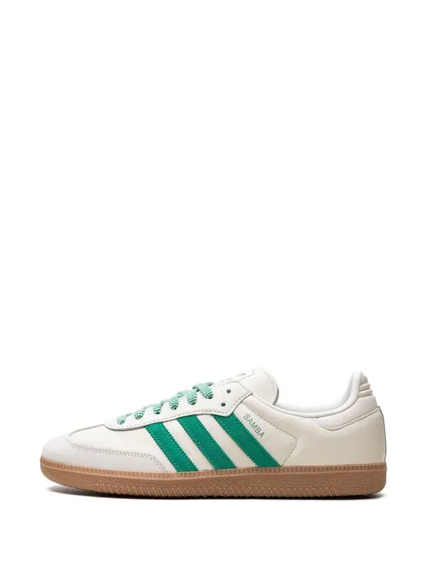 Adidas Samba Og Leather Lace-up Sneakers - White
