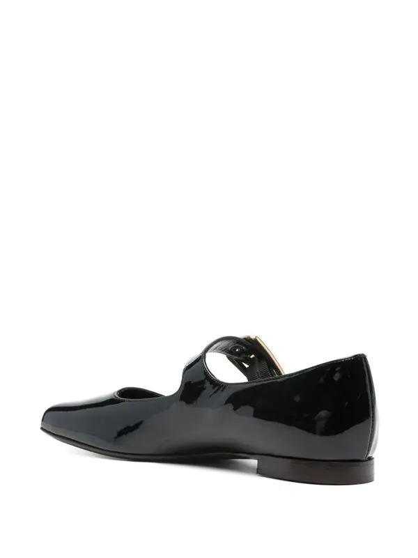Chloé Buckled Ballet Flats - Black