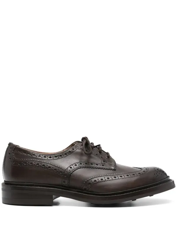 TRICKER'S Leather Derby Shoes