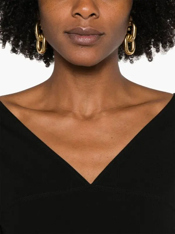 Fendi Long-sleeve Midi Dress
