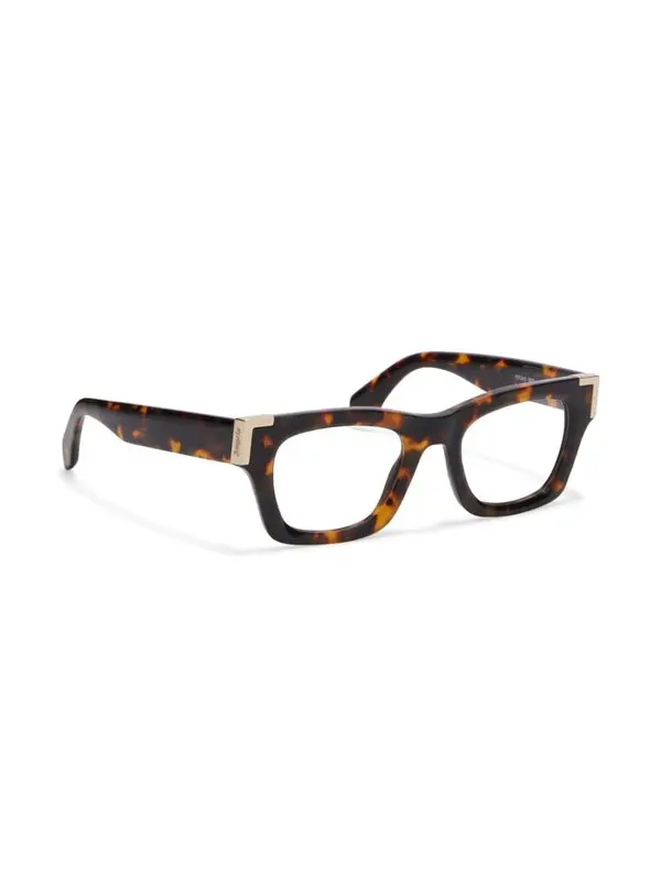 Palm Angels Tortoiseshell Rectangular Glasses