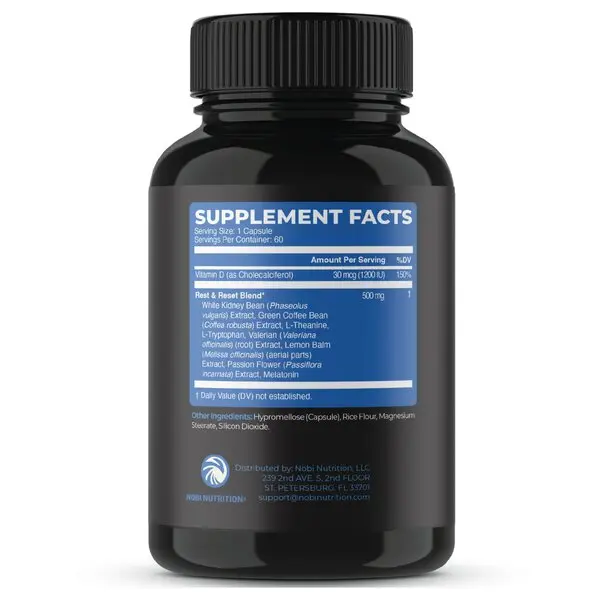 NOBI NUTRITION Night Time Fat Burner Capsules