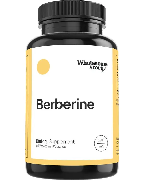 WHOLESOME STORY Berberine Supplement 1500mg | Berberine 500mg Per Capsule | 97% Standardized Purity | Supports Metabolic Profiles & Hormonal Balance