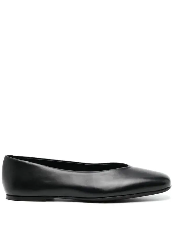Paul Smith Topanga Leather Ballerina Shoes - Black