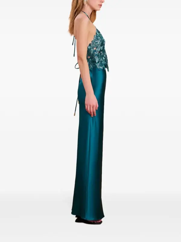 Cult Gaia Chantel Full Length Skirt - Blue