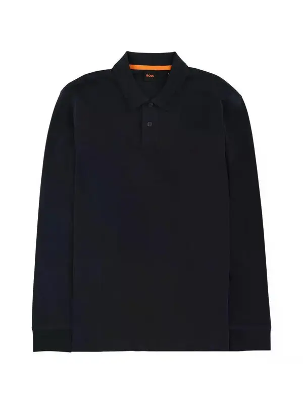 BOSS Long-sleeve Polo Shirt - Blue