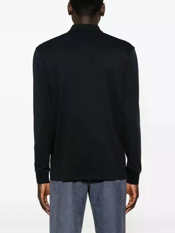 BOSS Long-sleeve Polo Shirt - Blue