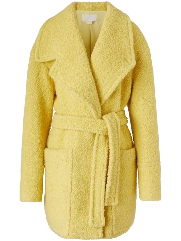 GENNY Faux-shearling Pea Coat