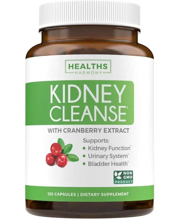 HEALTHS HARMONY Kidney Cleanse Detox Capsules - No Color