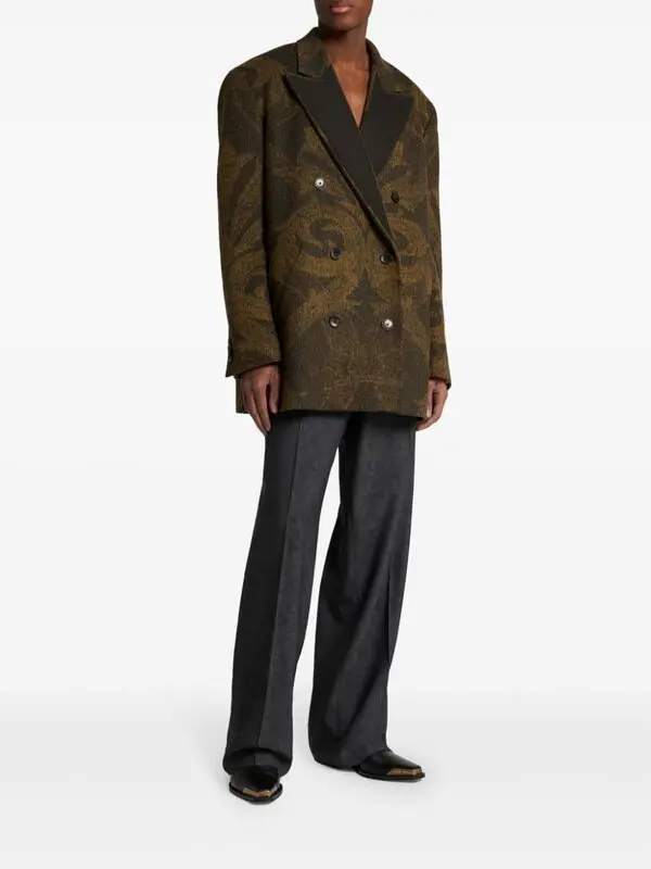 Etro Jacquard Wool Blazer