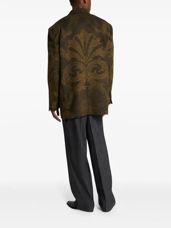 Etro Jacquard Wool Blazer
