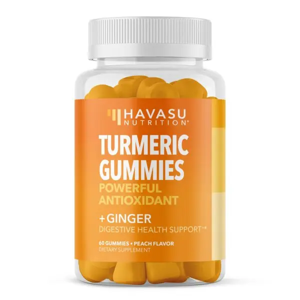 HAVASU NUTRITION Turmeric & Ginger Gummies - No Color