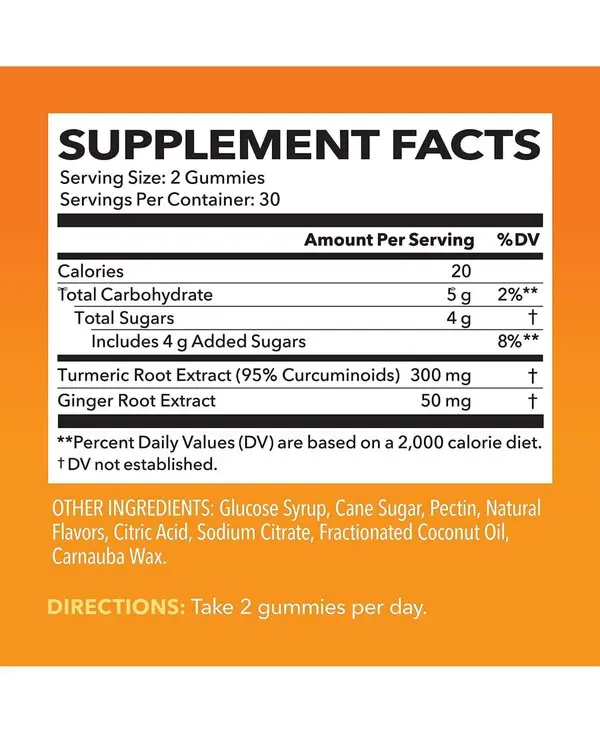 HAVASU NUTRITION Turmeric & Ginger Gummies